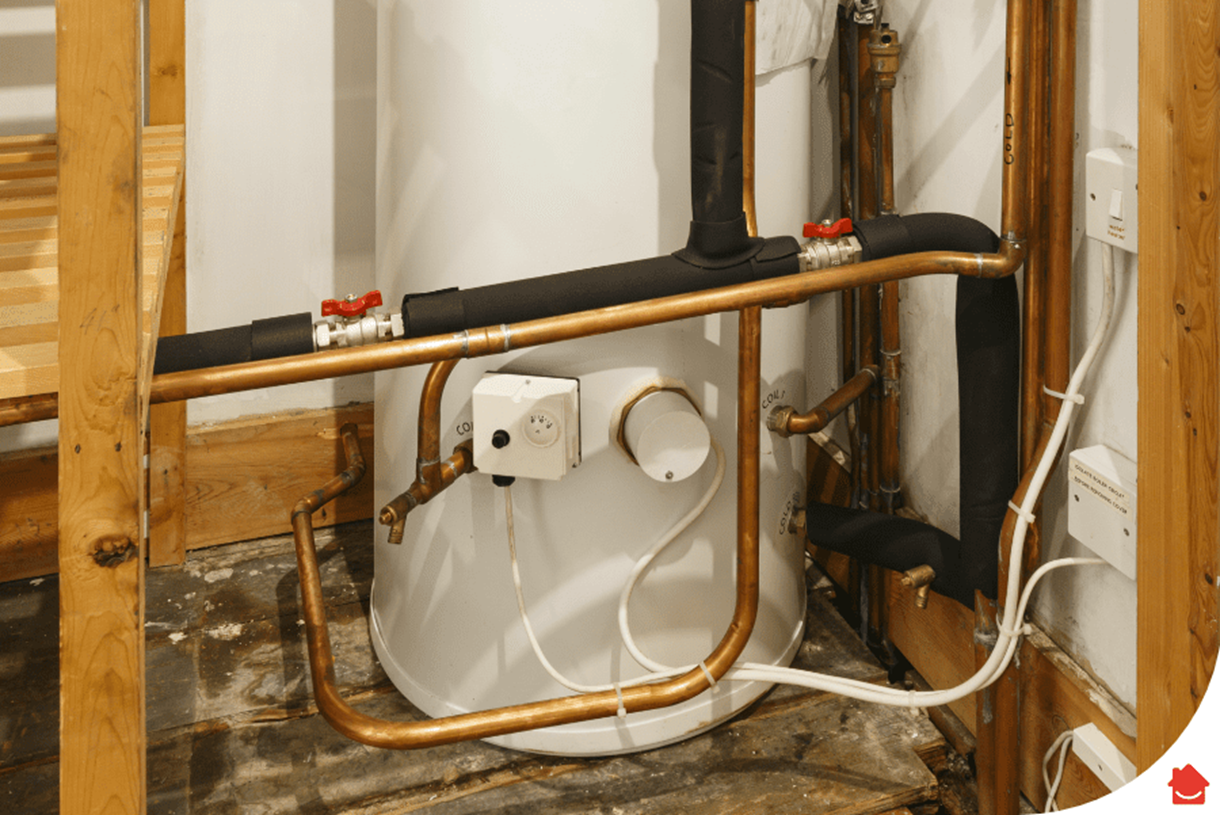 How does a hot water cylinder work? | HomeServe